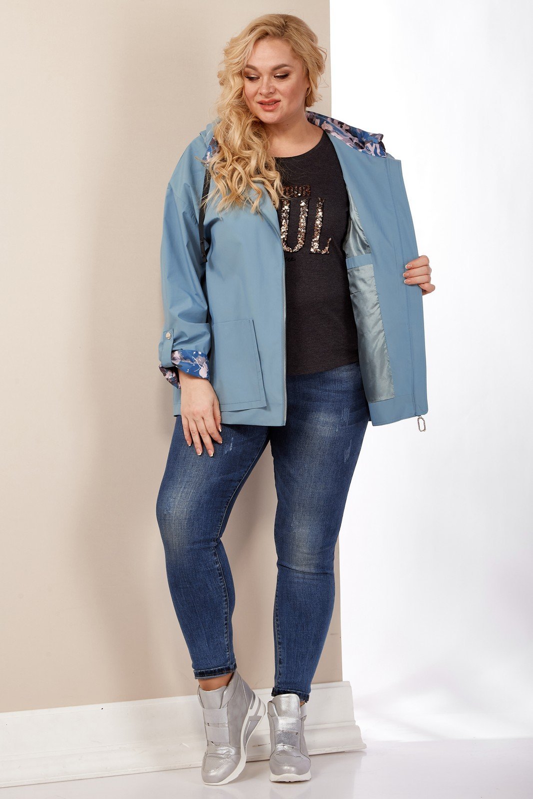 Куртка 2118 ментол Shetti купить - 6% скидка | в наличии